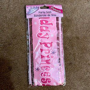 Party Supplies | Party Sash Birthday Princess Pink With Sequins | Poshmark